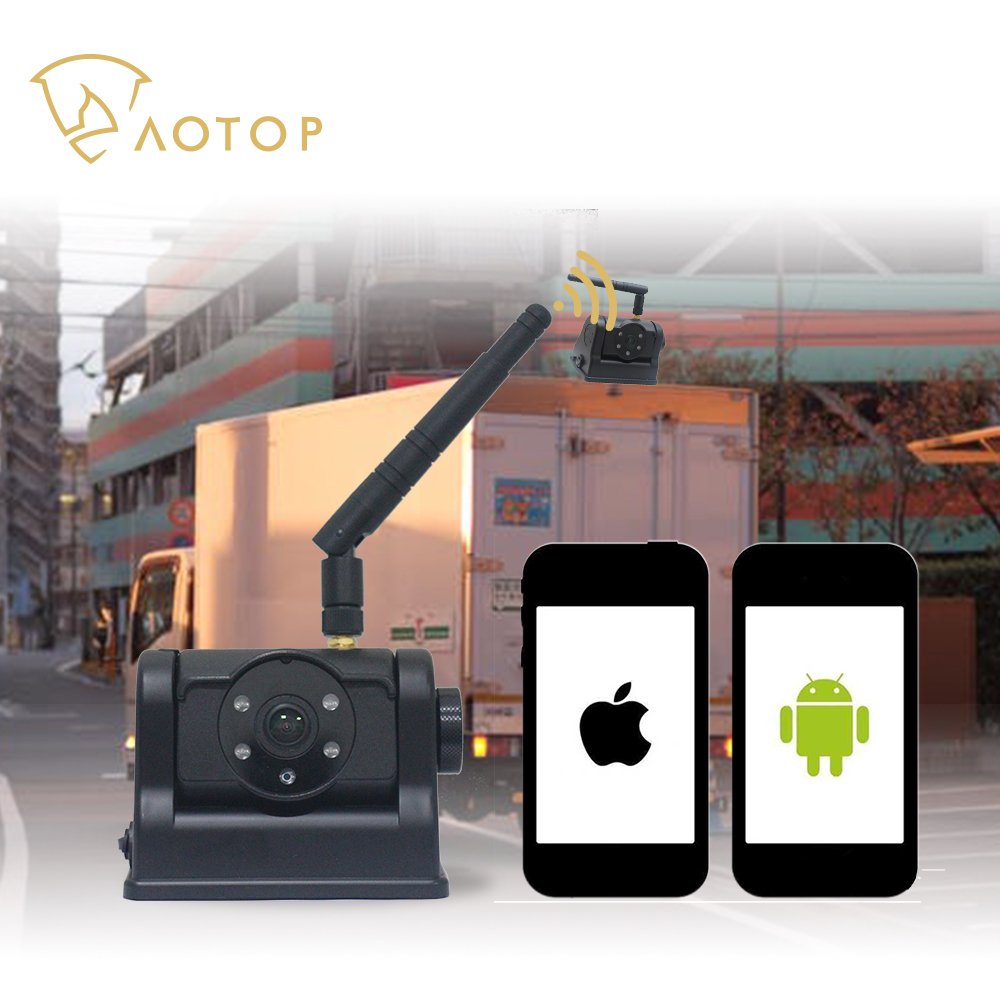 Phone Connection Wireless WIFI Car Rear View Reverse Camera AC-307MDW ...